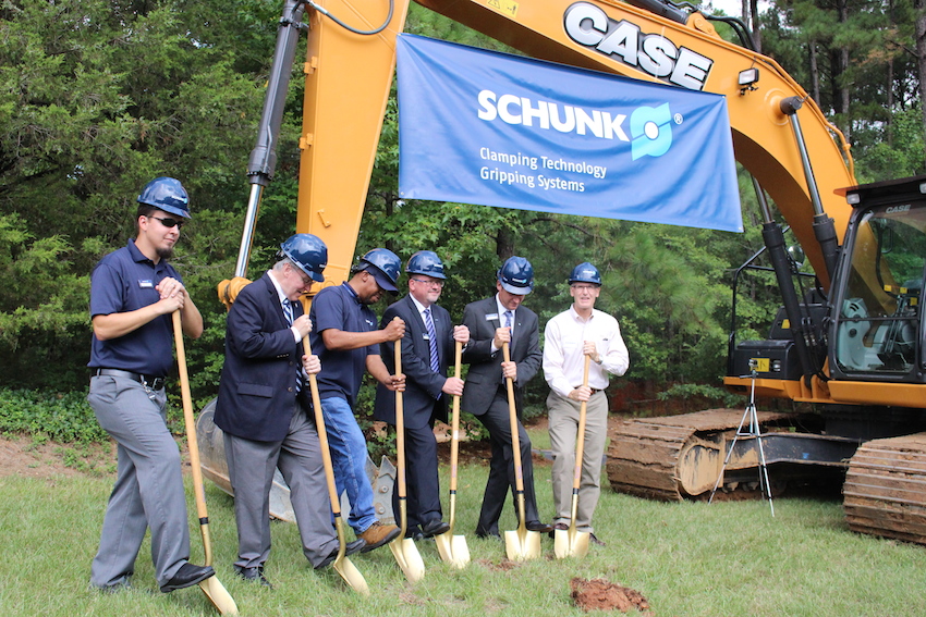 Schunk US美国在HQ扩展 - 制造自动化方面打破了地面