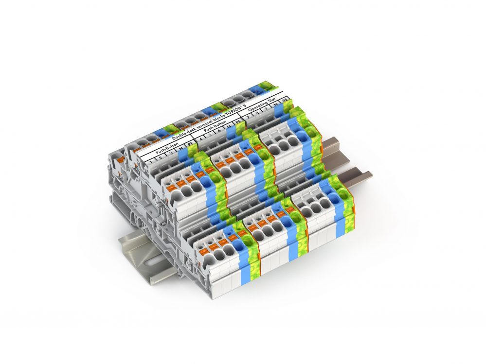 WAGO发布双层按钮终端块 - 制造自动化